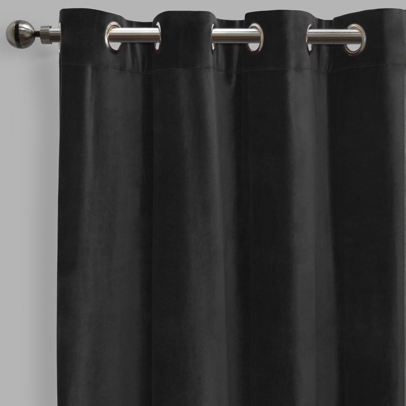 Rodeo Home Frank Solid Velvet Curtain Panels | Set of 2 | 54x108
